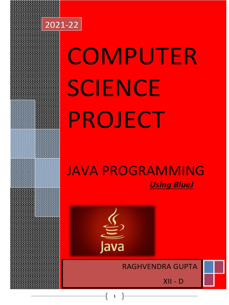 Computer Science Project: Java Programming | PDF | Subroutine | Integer (Computer Science)