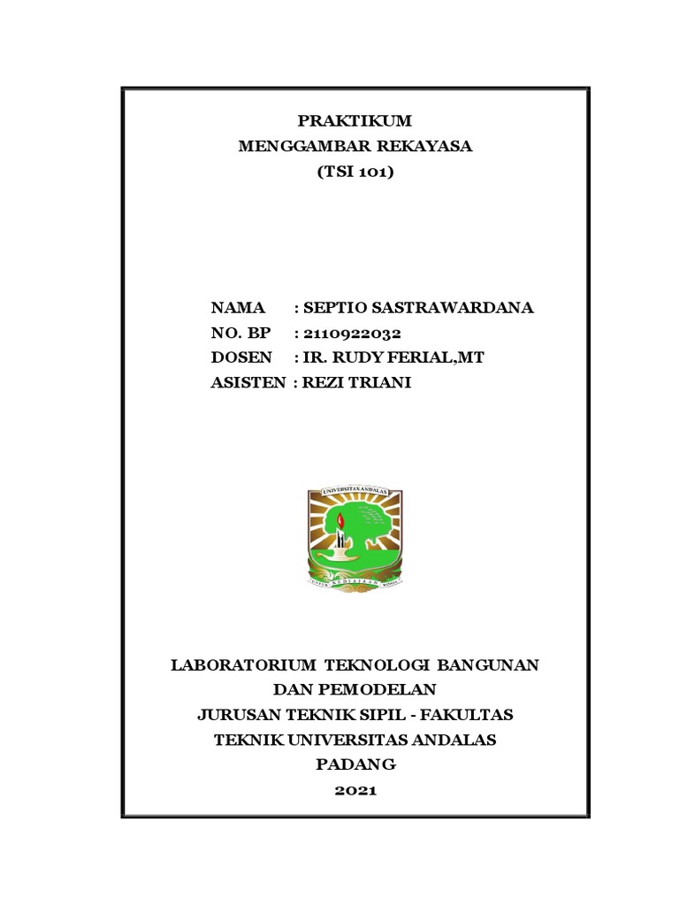 Soal Menggambar Rekayasa | PDF