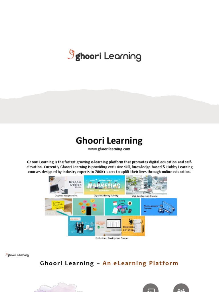 Ghoori Learning - e Learning Platform | PDF | Educational Technology ...