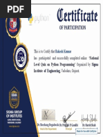 ISEA Digital Certificate | PDF