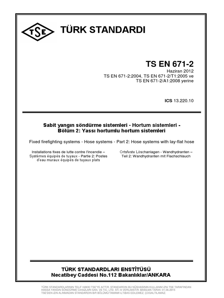 TS en 671 2 | PDF