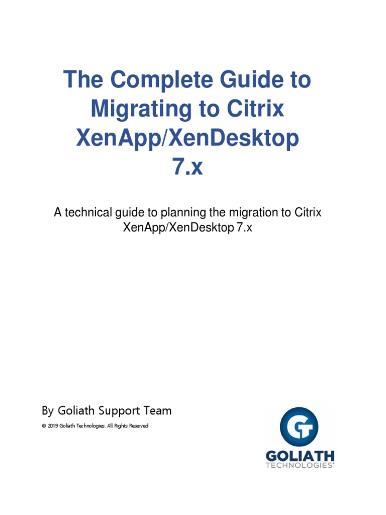Citrix Migration Guide 12619 Final2 Whitepapers | PDF | Desktop ...