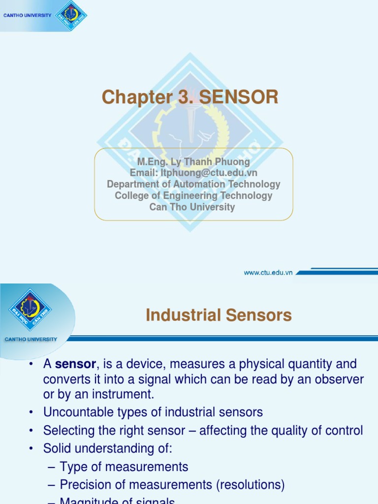 Chapter 3. SENSOR | PDF | Sensor | Programmable Logic Controller