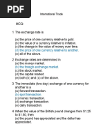 Topic 3B MC Questions - International Monetary System | PDF | Gold ...