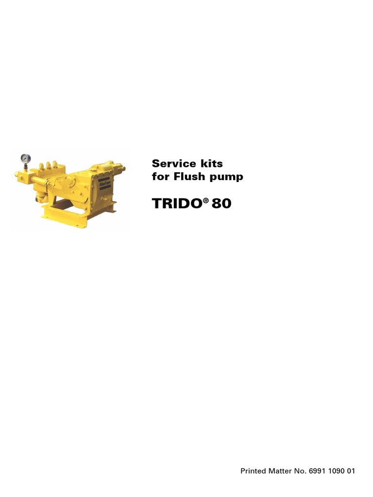 Trido 80 ATLAS COPCO | PDF | Pump | Valve