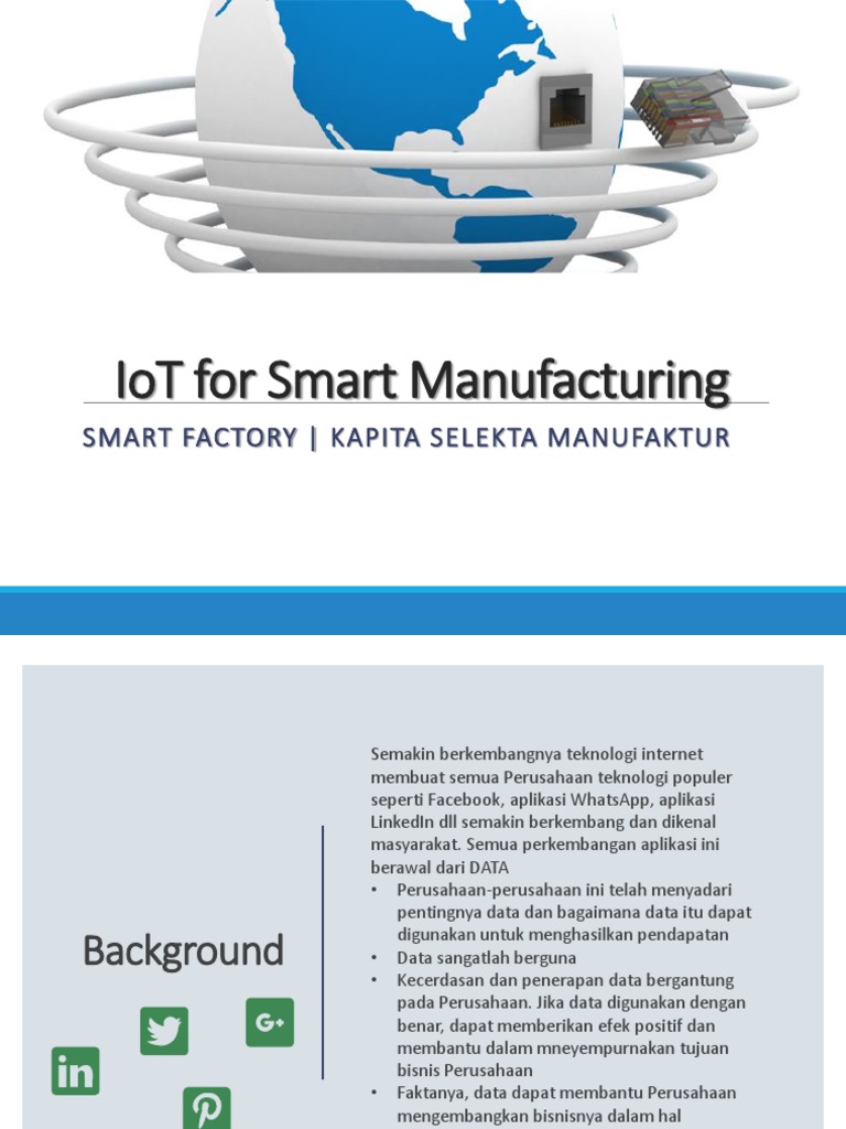 Materi 4 - KSM - IoT For Smart Manufacturing - Indo | PDF