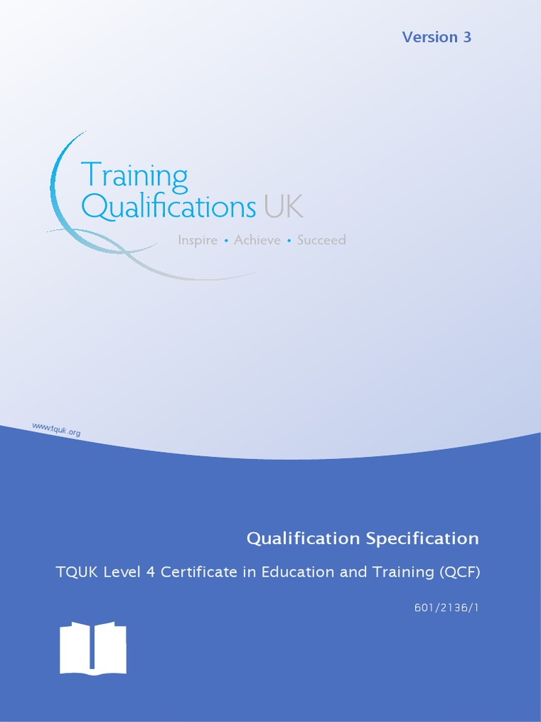 Qualification Specification Qualification Specification Pdfdrive