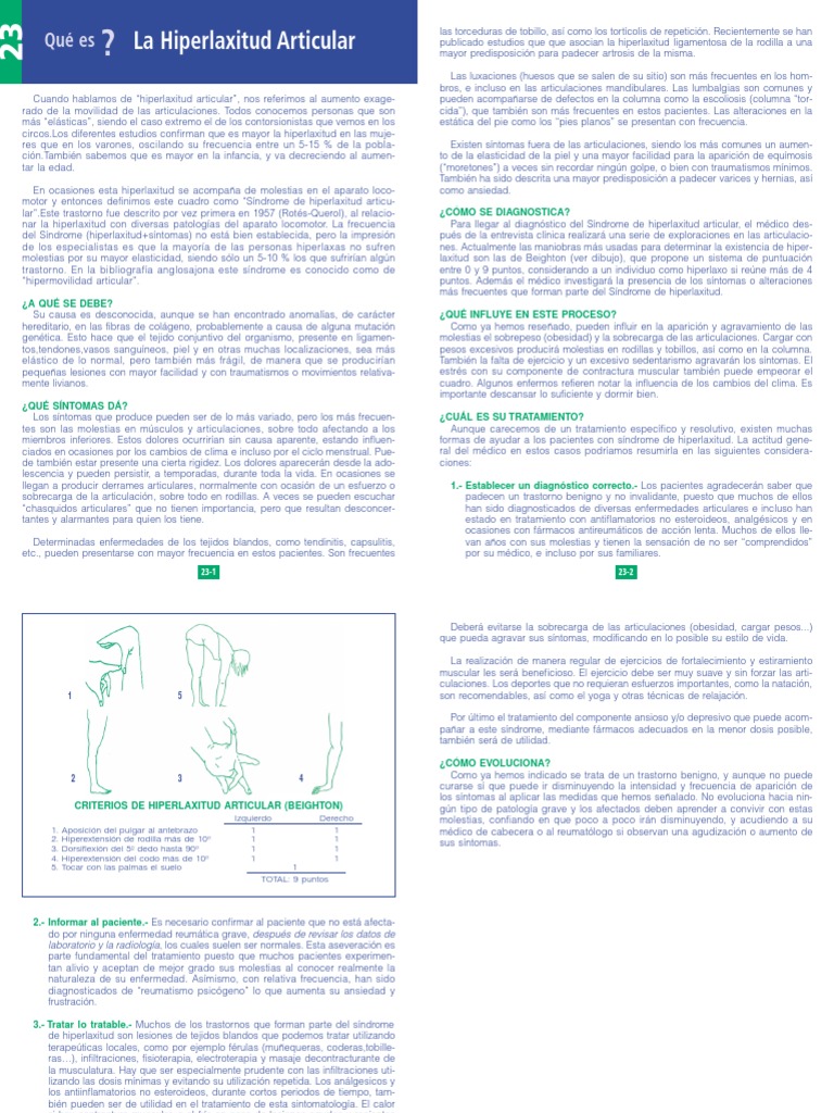 Hiperlaxitud Articular | PDF