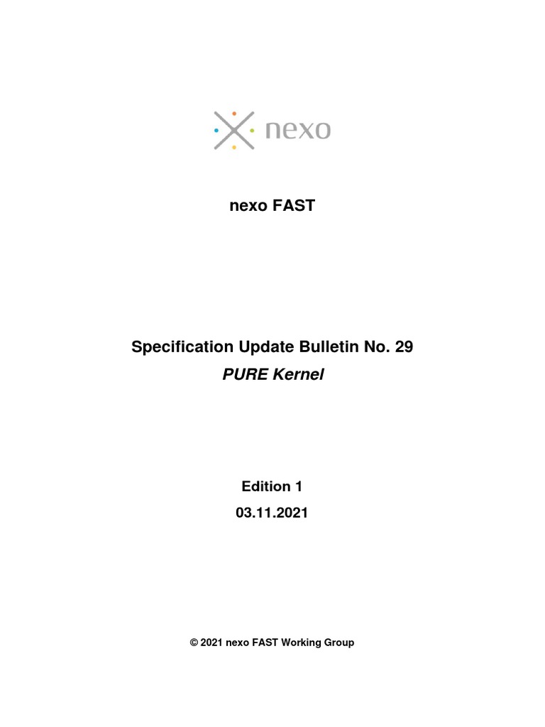 Nexo FAST: PURE Kernel | PDF | Emv | Point Of Sale