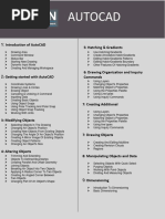 AutoCAD Course Syllabus | PDF | Autodesk | 3 D Computer Graphics