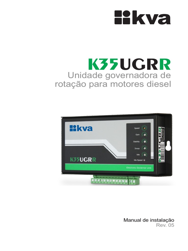 Datasheet K35 UGRR Rev.05 | PDF | Motores | Eletricidade