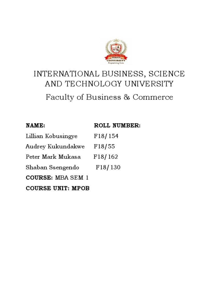 Uganda Telecom Ltd: Challenges and Changes | PDF | Service Industries ...