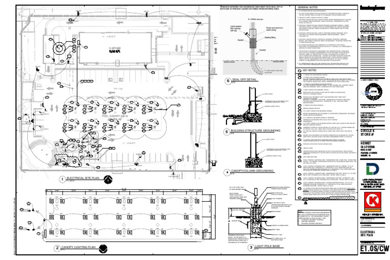 106 - E1.0-Electrical Site Plan | PDF | Wire | Electricity