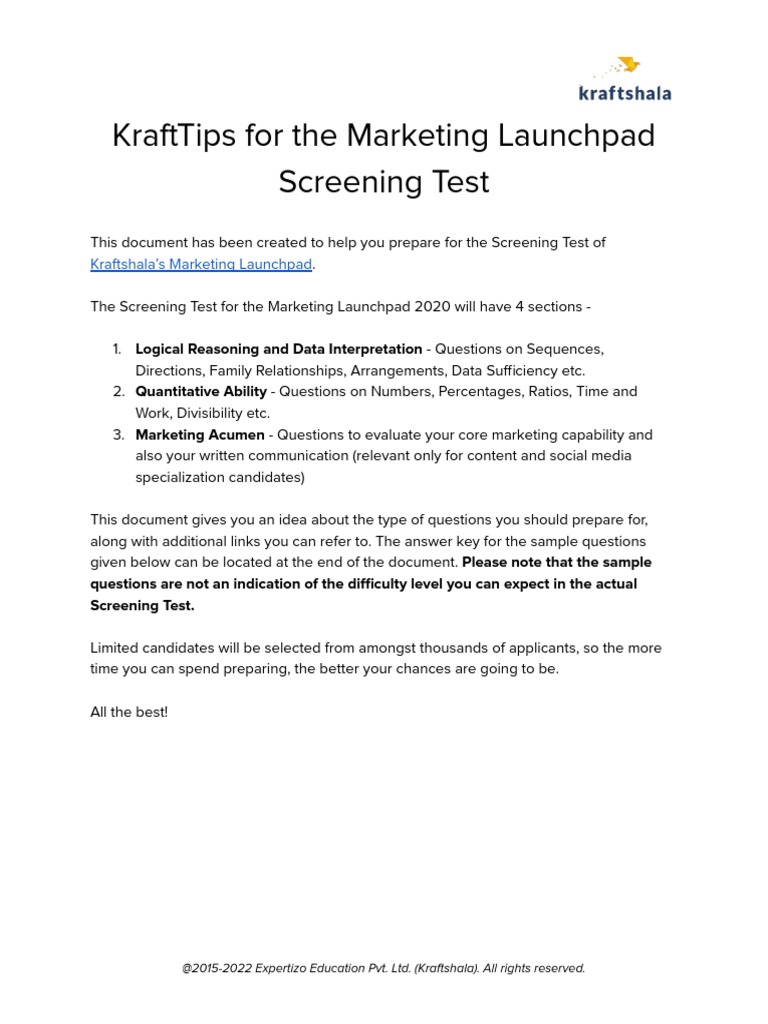 KraftTips For The Marketing Launchpad | PDF | Marketing | Social Media