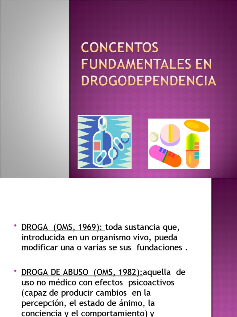 Pps Conceptos Generales | PDF | La dependencia de sustancias | Drogas