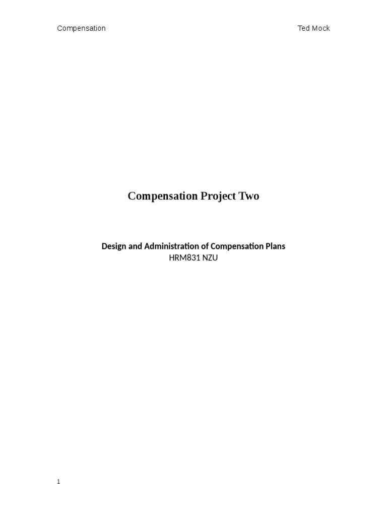 Aging Compensation Data and Calculating Weighted Means for Benchmark ...