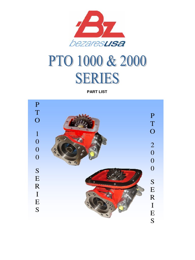 Bezares Part List 1000 BZ | PDF | Screw | Washer (Hardware)