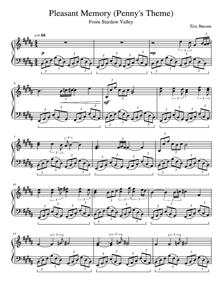 Penny's Theme | PDF