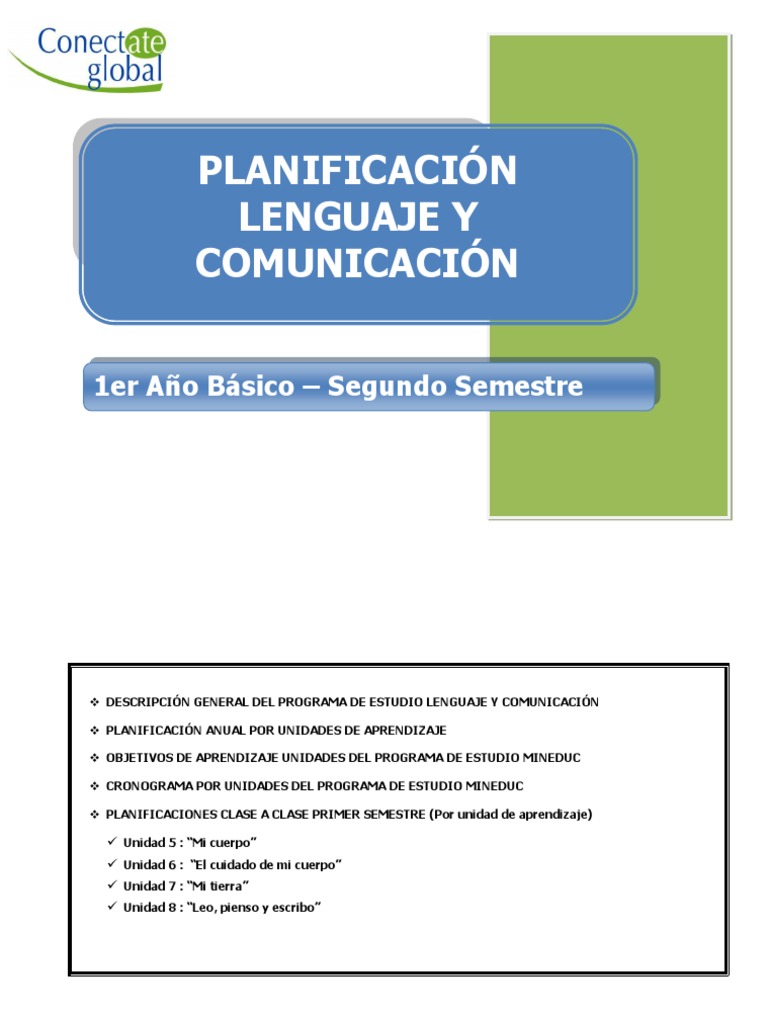 Planificacion Segundo Semestre Lenguaje 2014 | PDF | Comprensión ...
