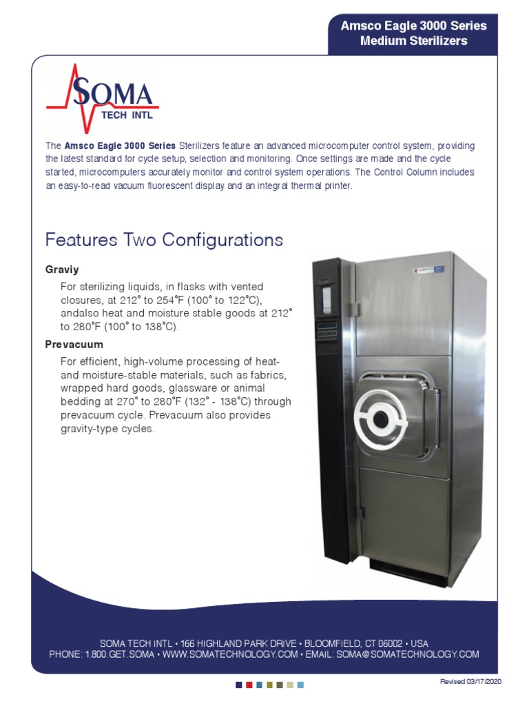 Amsco 3000 Series Sterilizer | PDF