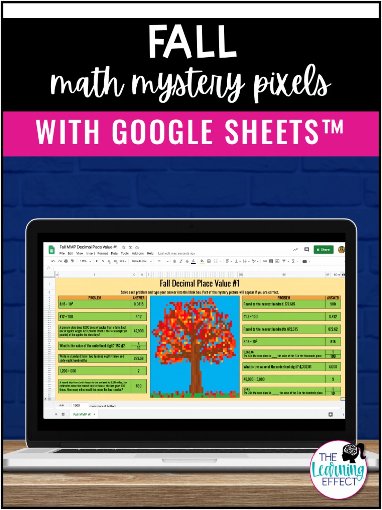Math Mystery Pixels: With Google Sheets™ | PDF | Digital Millennium ...