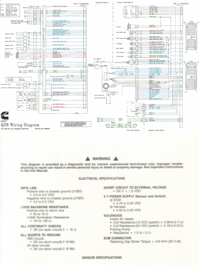 Cummins QSB Wiring Diagram | PDF