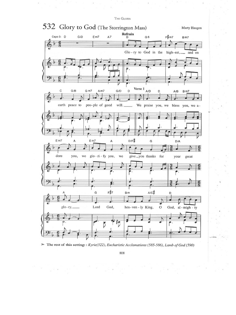 Glory To God | PDF | Religious Texts | Christian Worship And Liturgy