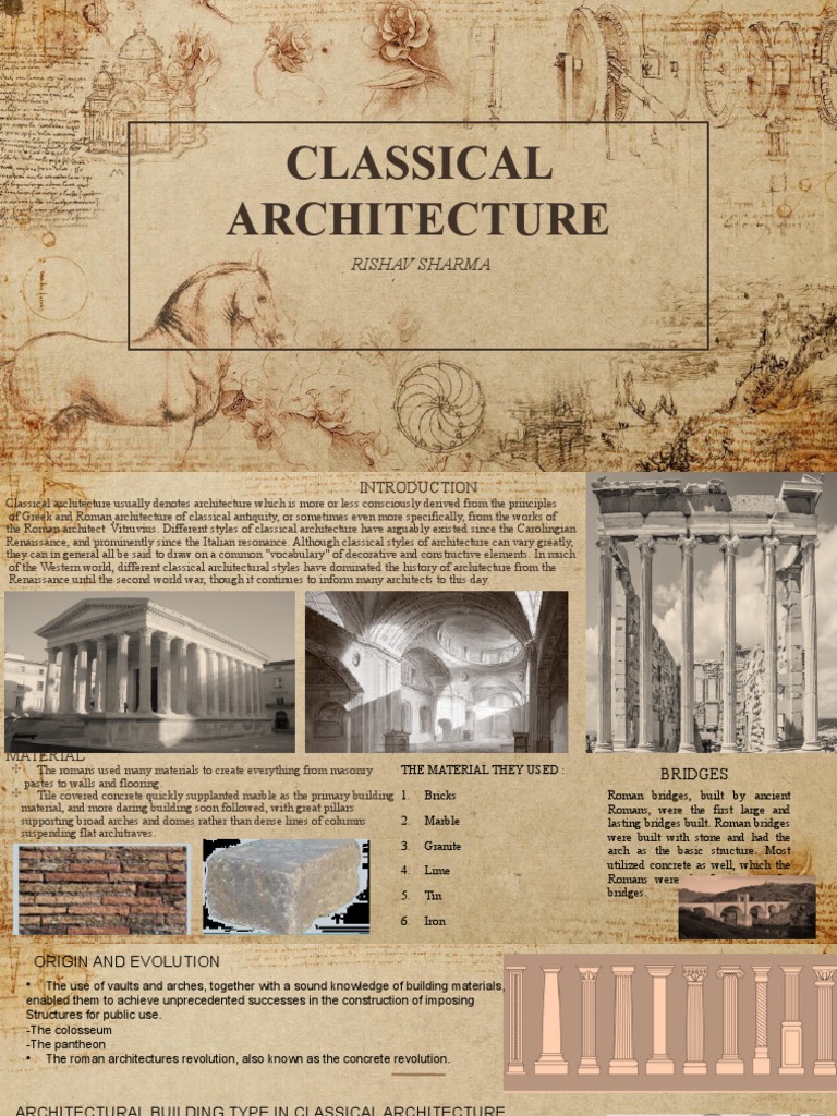 Classical Architecture | PDF | Economic Sectors | Architectural Design