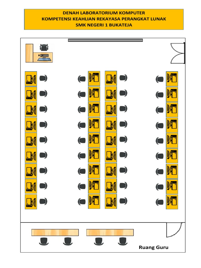 Denah Laboratorium RPL | PDF