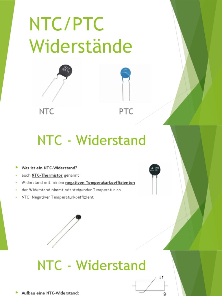 NTC/PTC Widerstände | PDF