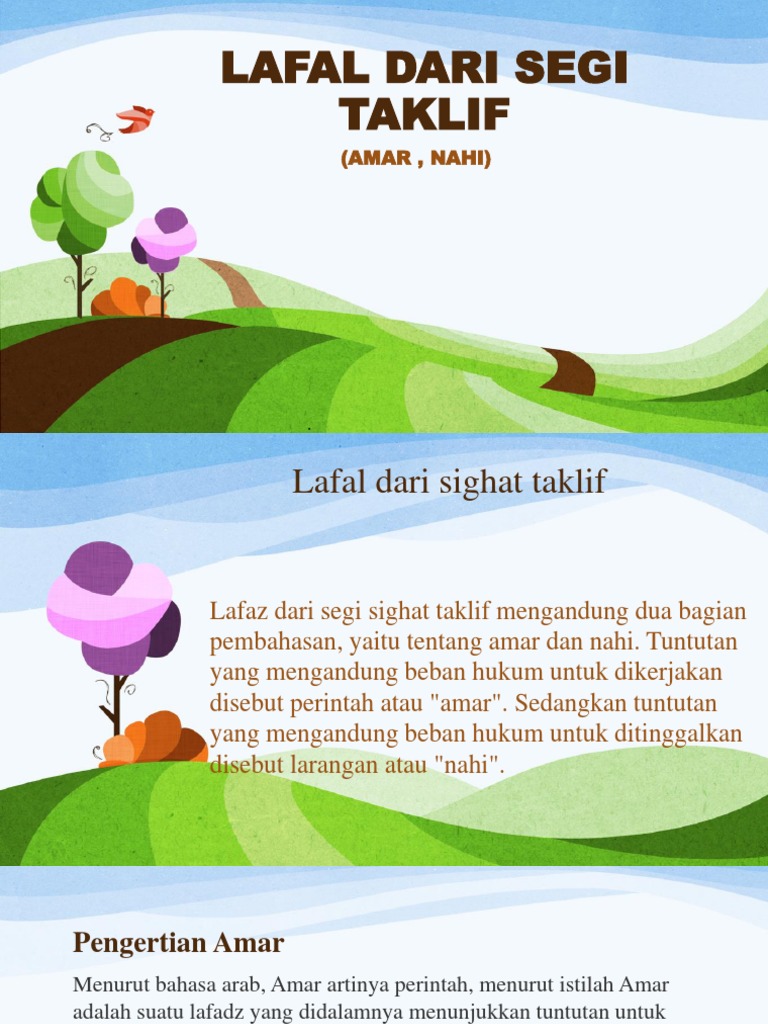 Lafal Dari Segi Taklif | PDF Lafal Dari Segi Taklif | PDF