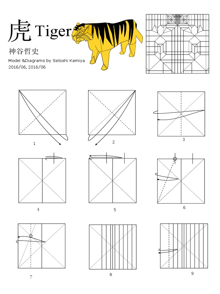 Idoc - Pub Origami Tiger Satoshi Kamiya Diagrams | Descargar gratis PDF ...