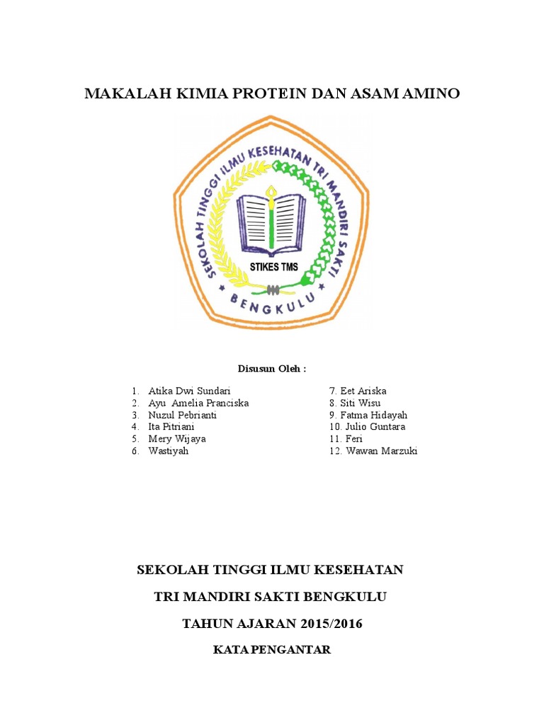 Makalah Kimia Protein Dan Asam Amino | PDF | Kesehatan Holistik