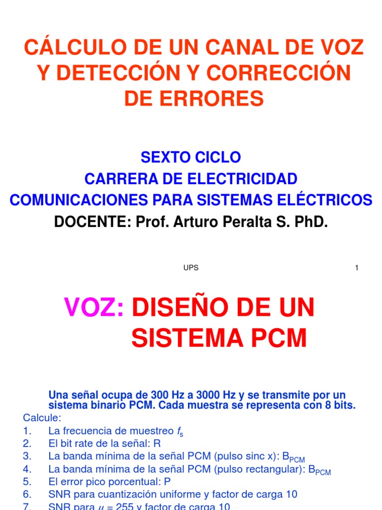2.cap 5 Detección y Corrección de Errores | PDF | Detección y ...