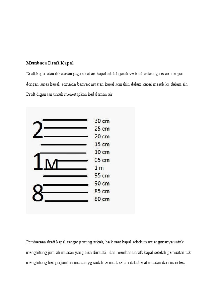 IPD 10 Membaca Draft Kapal | PDF