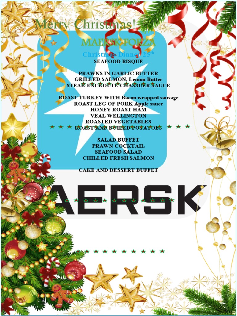 Merry Christmas!: Maersk Forza | PDF