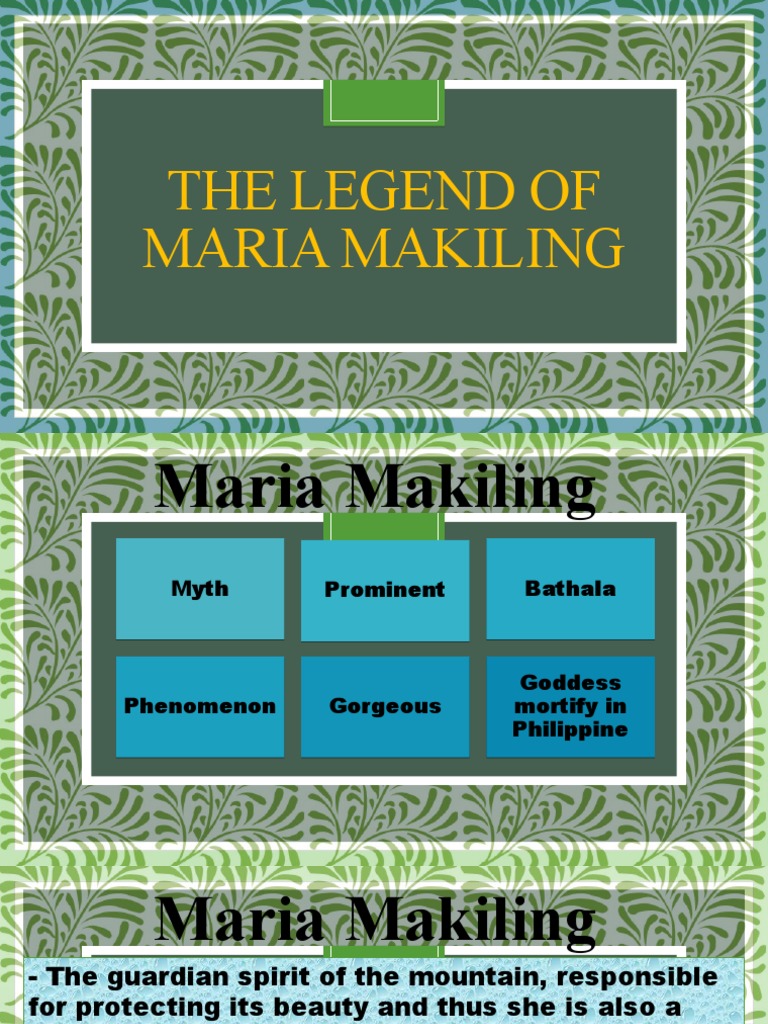 Maria Makiling: A Philippine Legend | PDF | Mythology