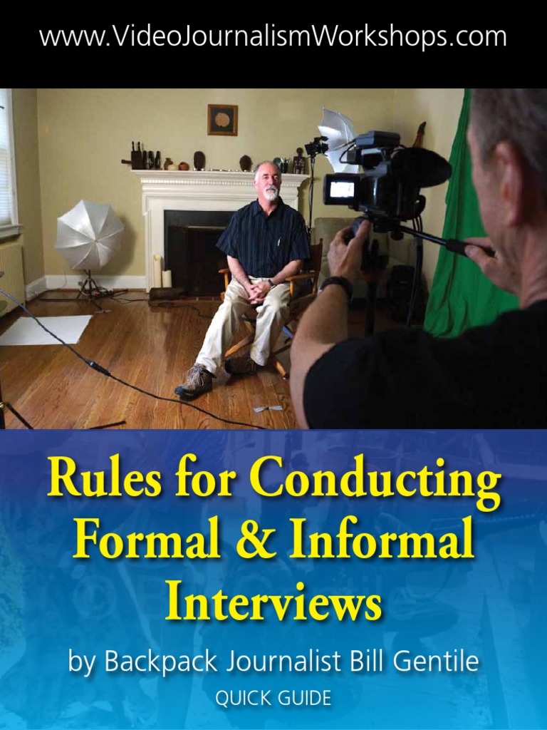 Rules For Conducting Formal & Informal Interviews: Quick Guide | PDF ...