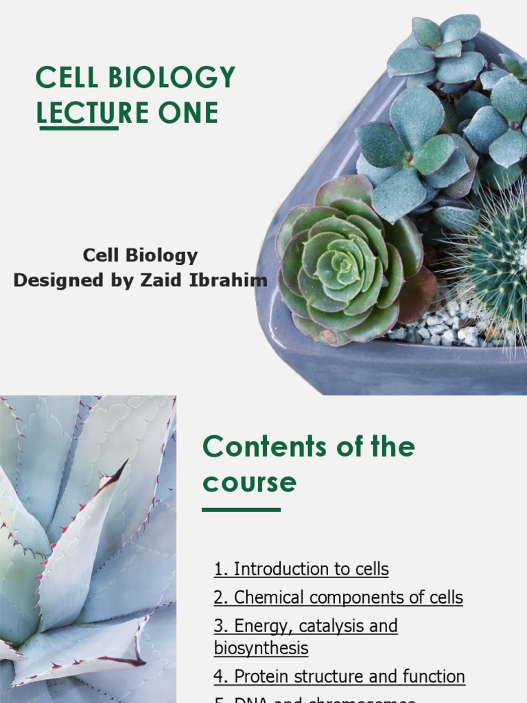 Cell Biology-Unit 1 | PDF | Cell (Biology) | Life