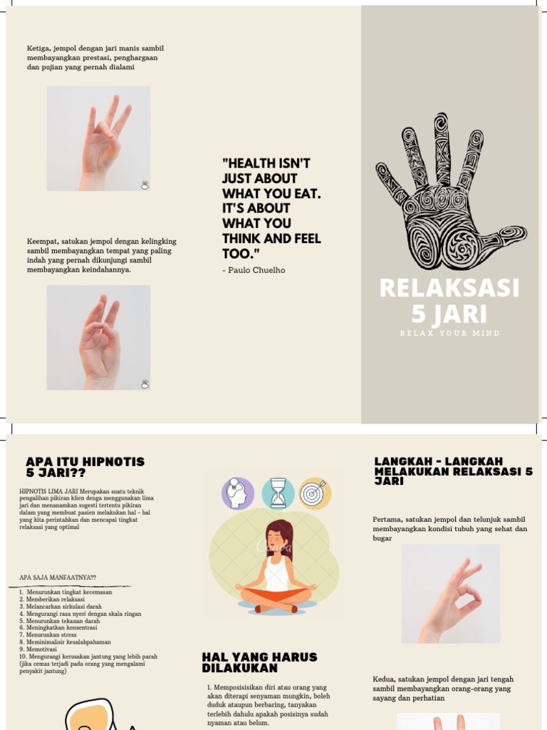 RELAKSASI DENGAN TEKNIK LIMA JARI | PDF