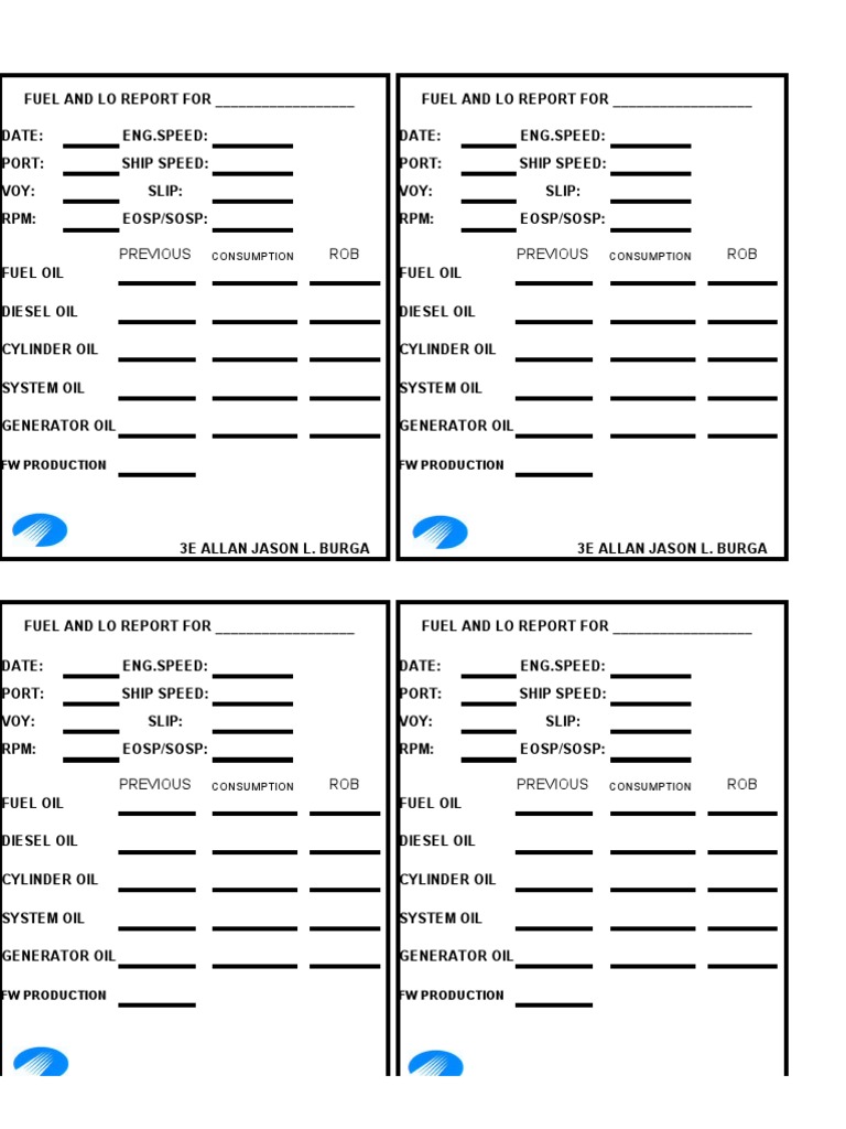 Ce Noon Arrival Departure Report Format | PDF