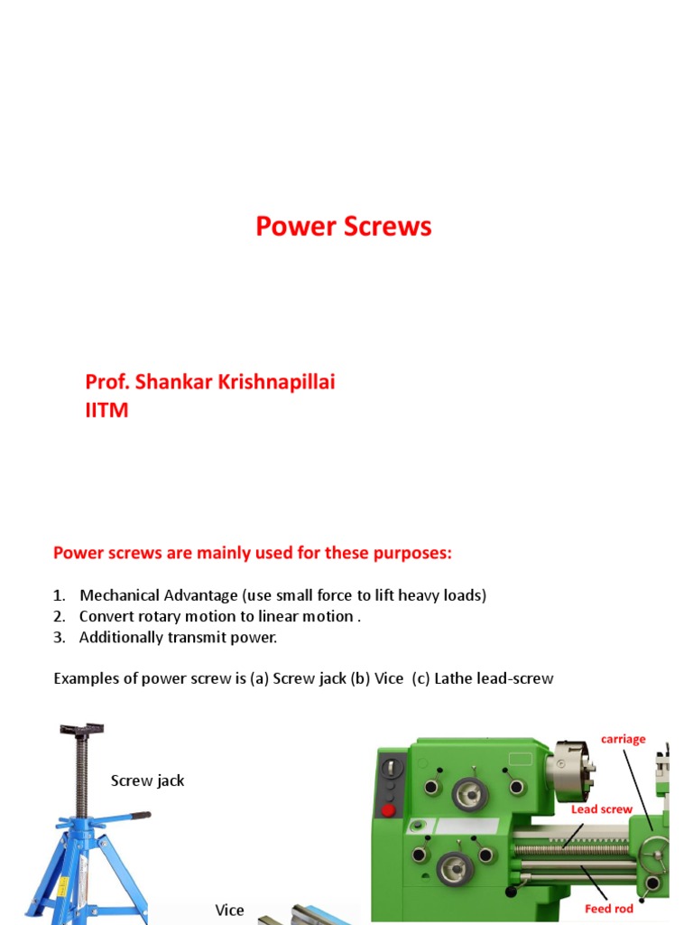 Powerscrews Final | PDF | Screw | Stress (Mechanics)