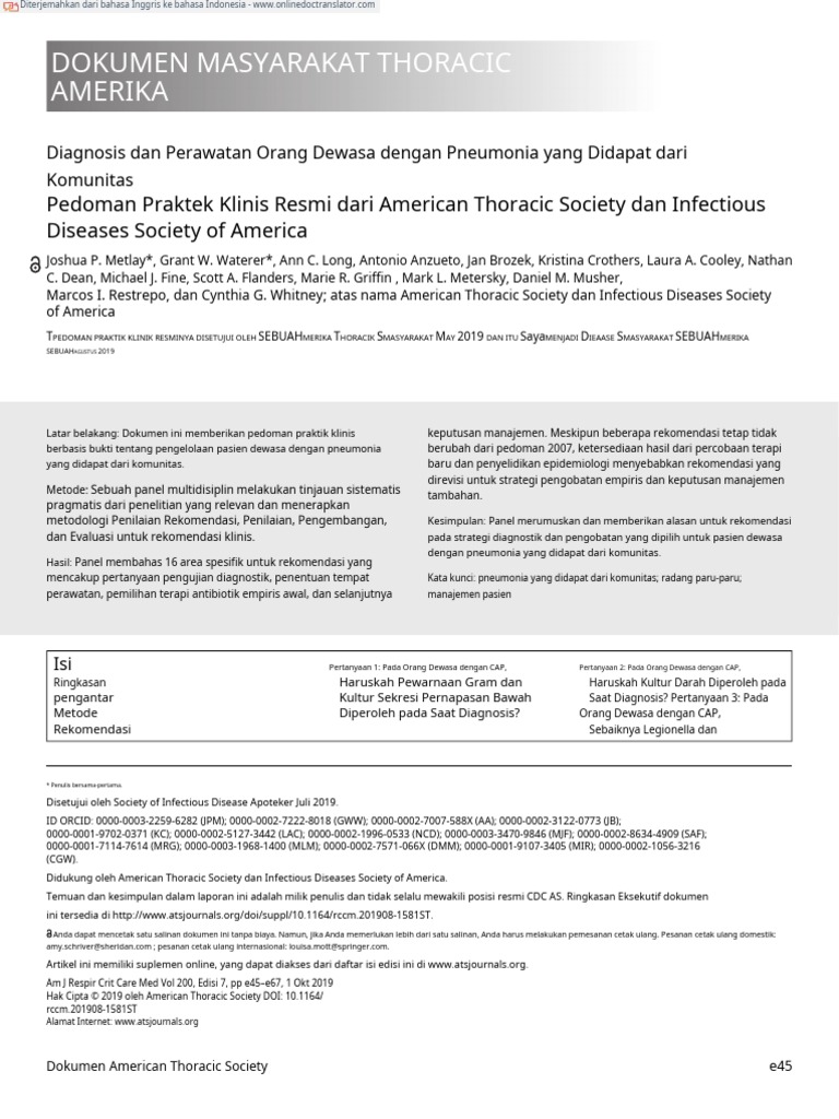 Pneumonia Guidelines 2024 Pdf - Sela Wynnie Pneumonia Guidelines 2024 Pdf - Sela Wynnie