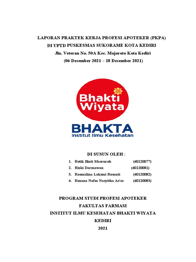 Lap Pkpa PKM Sukorame Judul-Dapus Fix | PDF