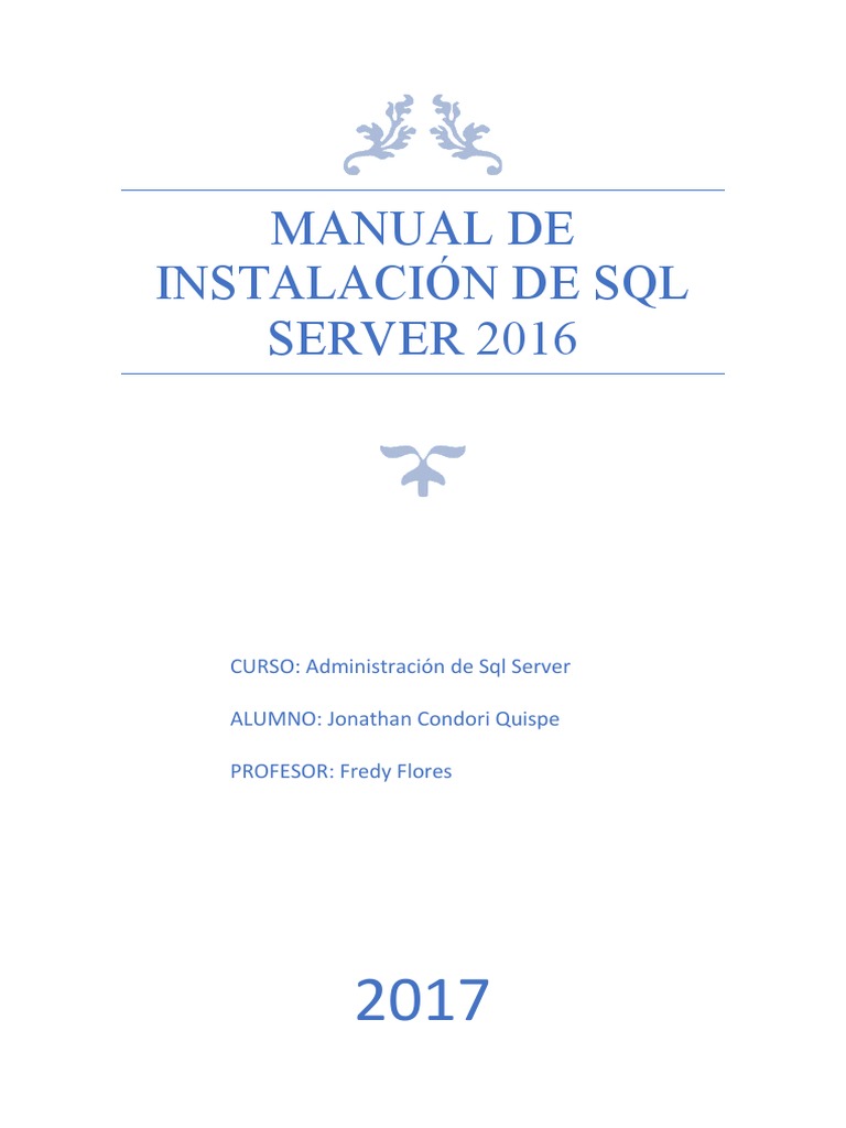 Maual de Instalación de SQL Server | PDF | Ventana (informática ... Maual de Instalación de SQL Server | PDF | Ventana (informática ...