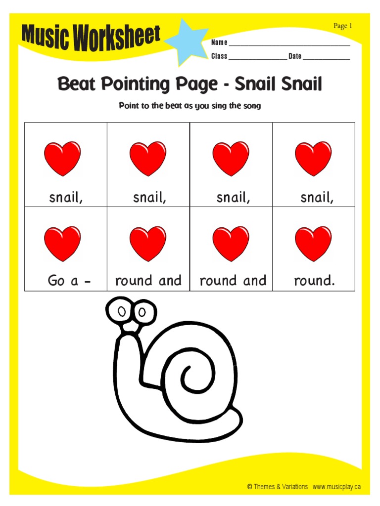 Beat Pointing Page - Snail Snail: Snail, Snail, Snail, Snail | Download ...