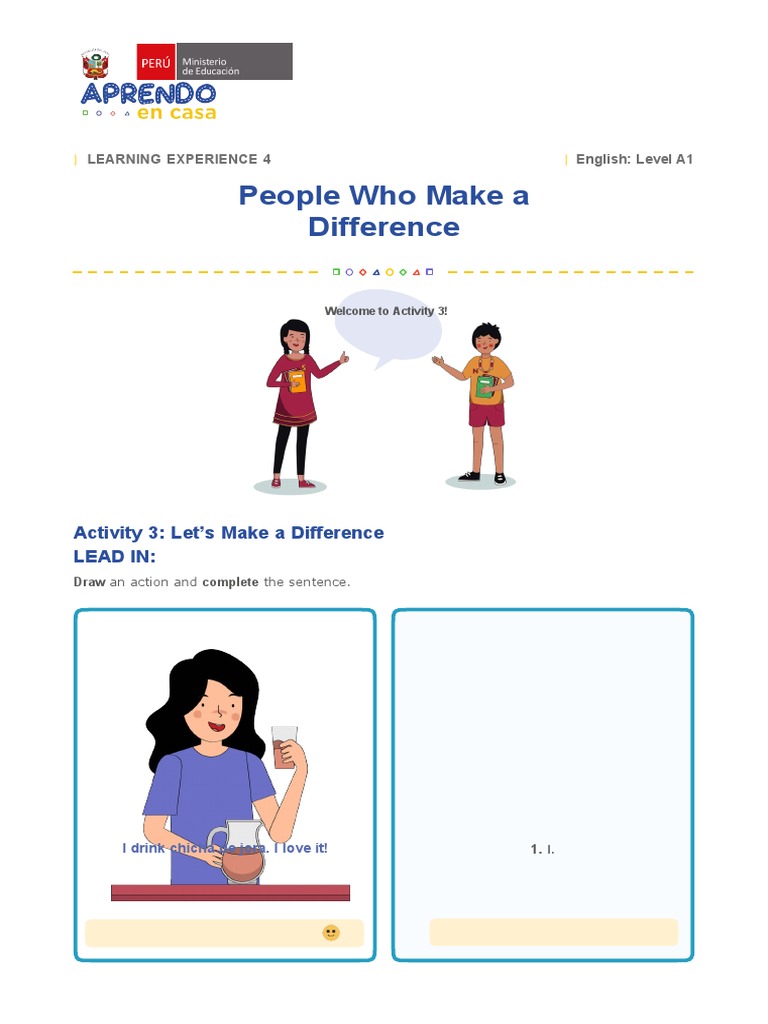 People Who Make A Difference | PDF
