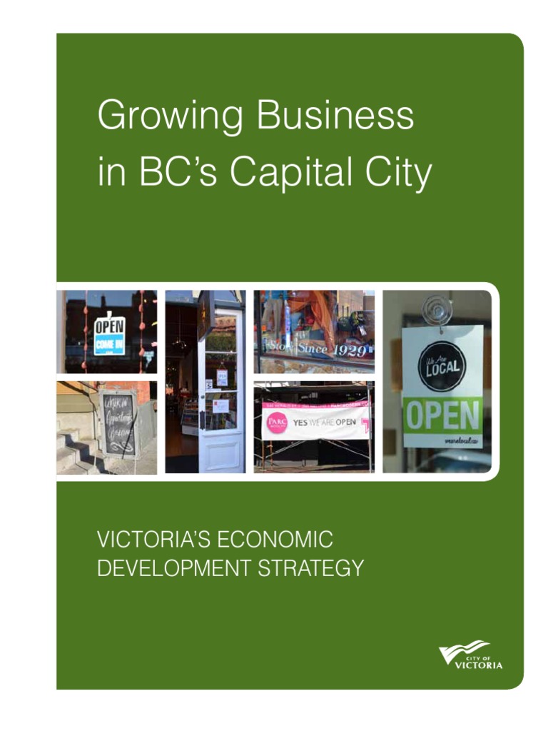 Victoria's Economic Development Strategy | PDF | City | Sustainability