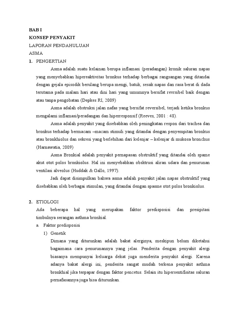 LP Gadar Asma | PDF | Pengembangan Diri | Kesehatan Holistik