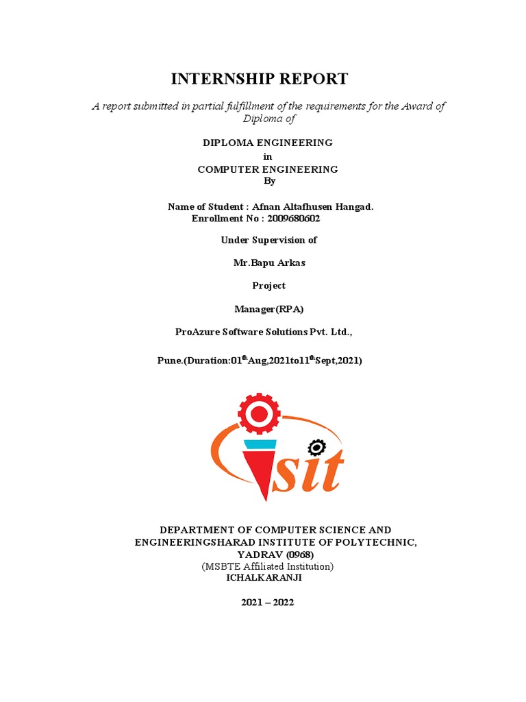 INTERNSHIP REPORT Satyajeet. | PDF | Php | Recruitment